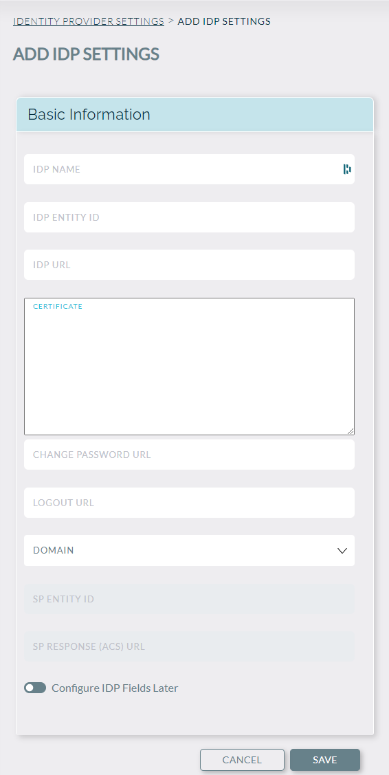 SAML 2.0 Single Sign-On (SSO) Set Up Guide